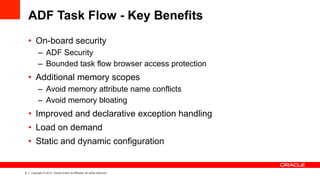 Oracle ADF Architecture TV - Design - Task Flow Overview | PPT