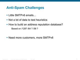 Eric Vyncke - IPv6 Security Vendor Point of View | PPTX | Computer Networking | Computing