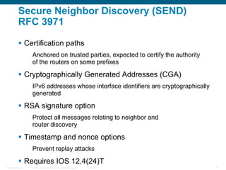 Eric Vyncke - IPv6 Security Vendor Point of View | PPTX | Computer Networking | Computing