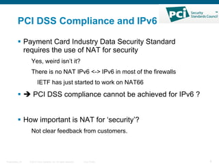 Eric Vyncke - IPv6 Security Vendor Point of View | PPTX | Computer Networking | Computing
