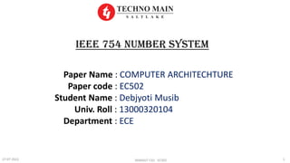 IEEE 754 NUMBER SYSTEM | PDF