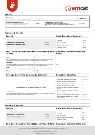 Amcat Employability Test Report | PDF