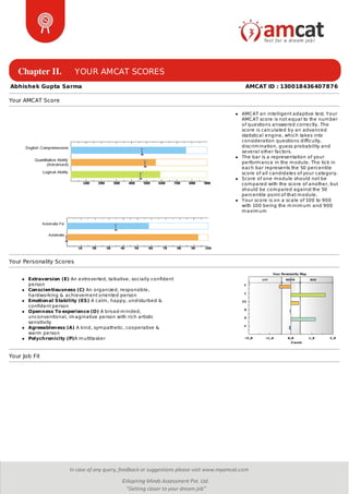 Amcat Employability Test Report | PDF