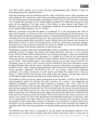 Brazil and The Fog of (Cyber) War | PDF