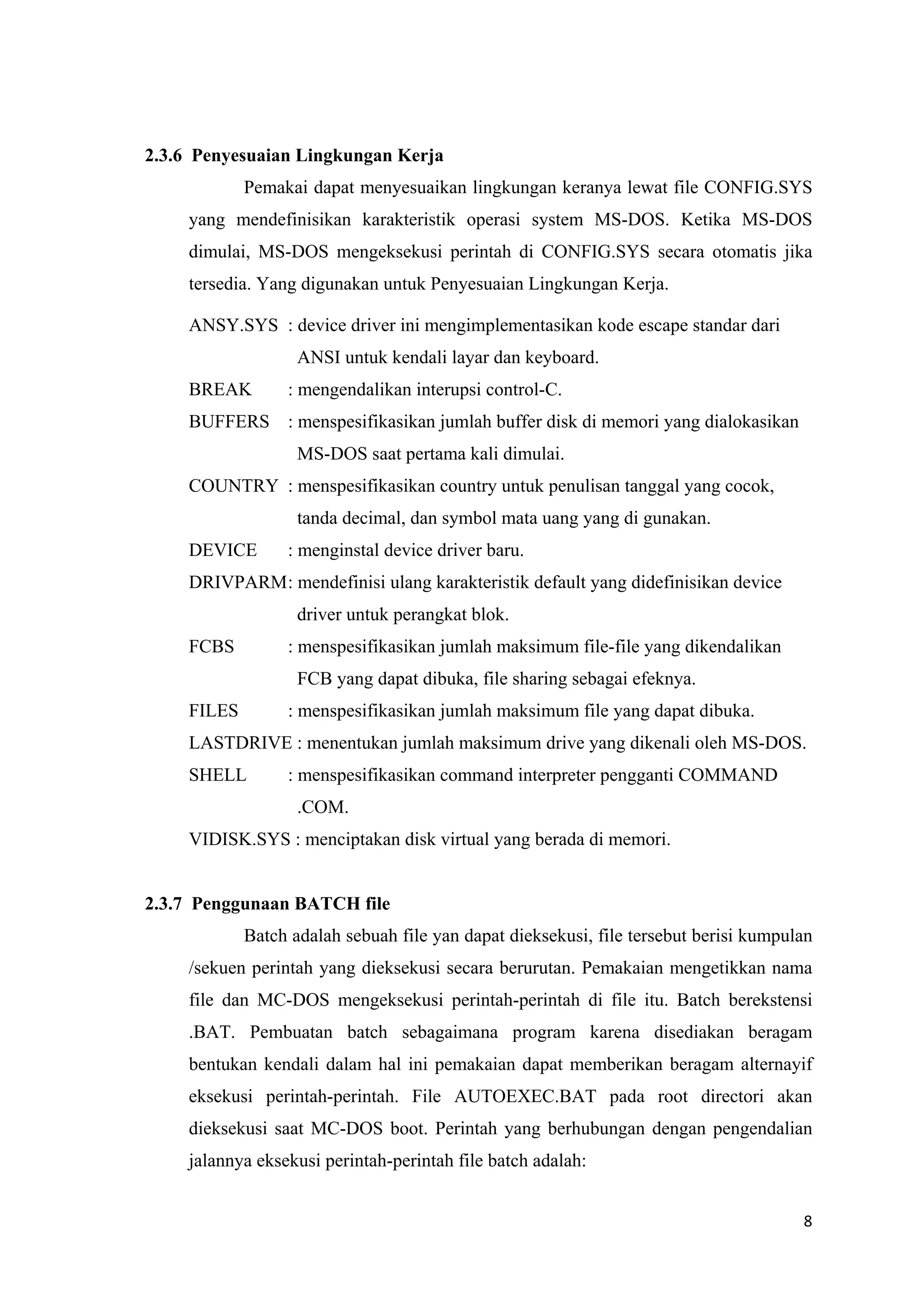 makalah perintah dasar windows (command prompt) | PDF