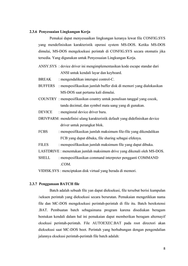 makalah perintah dasar windows (command prompt) | PDF
