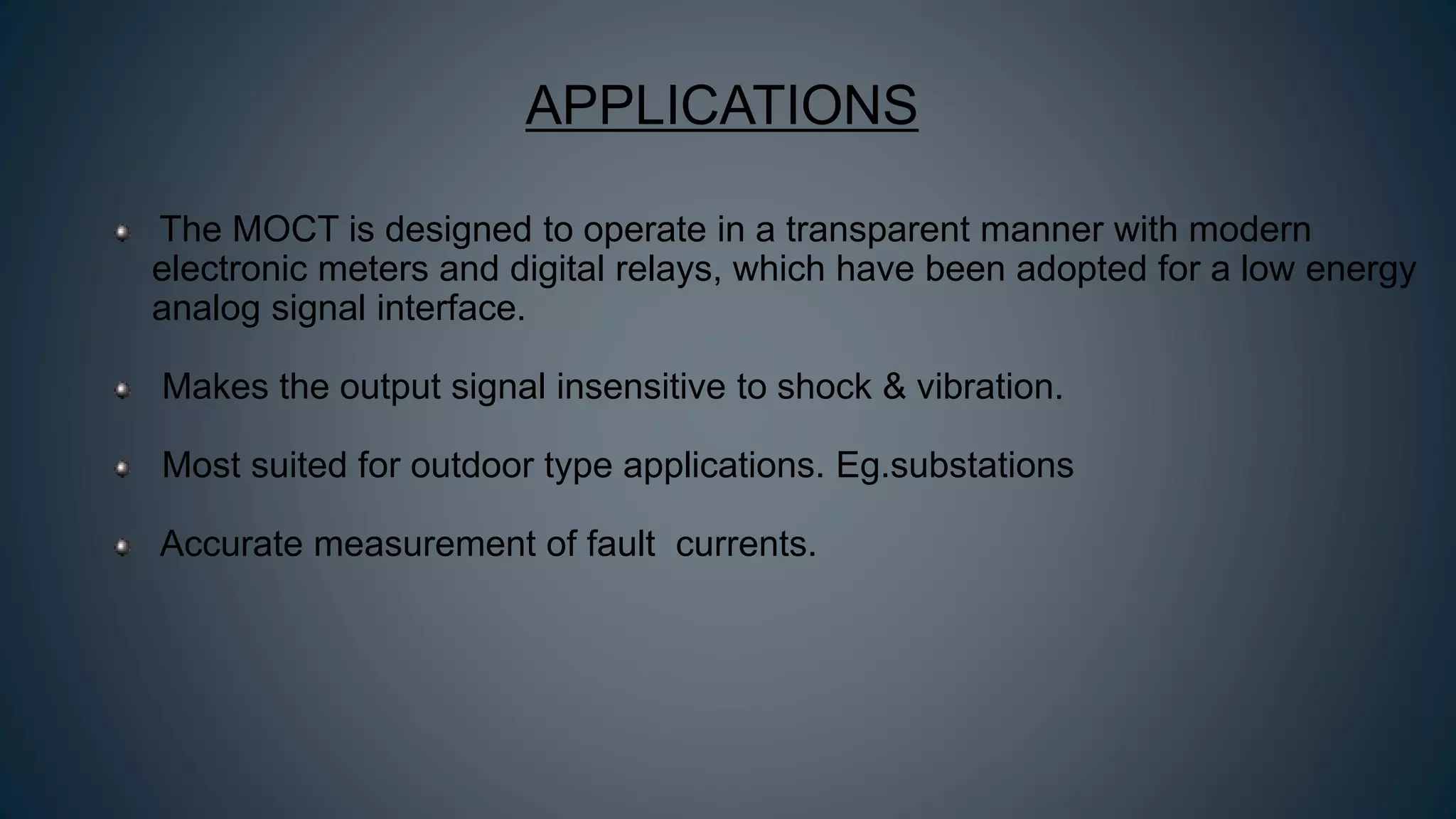 Optical Current Transformer | PPTX