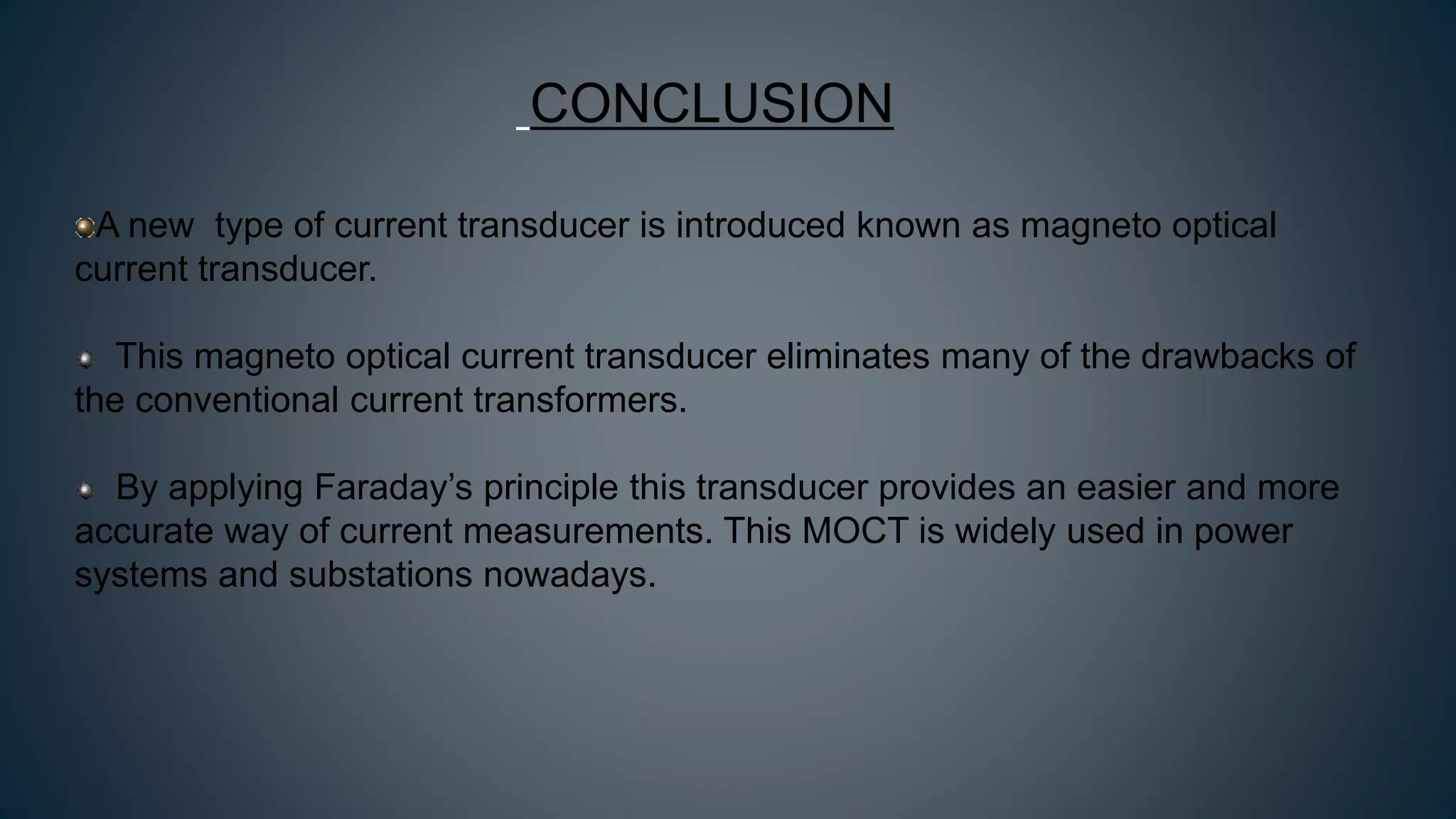Optical Current Transformer | PPTX
