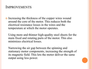 Energy efficient motors | PPTX