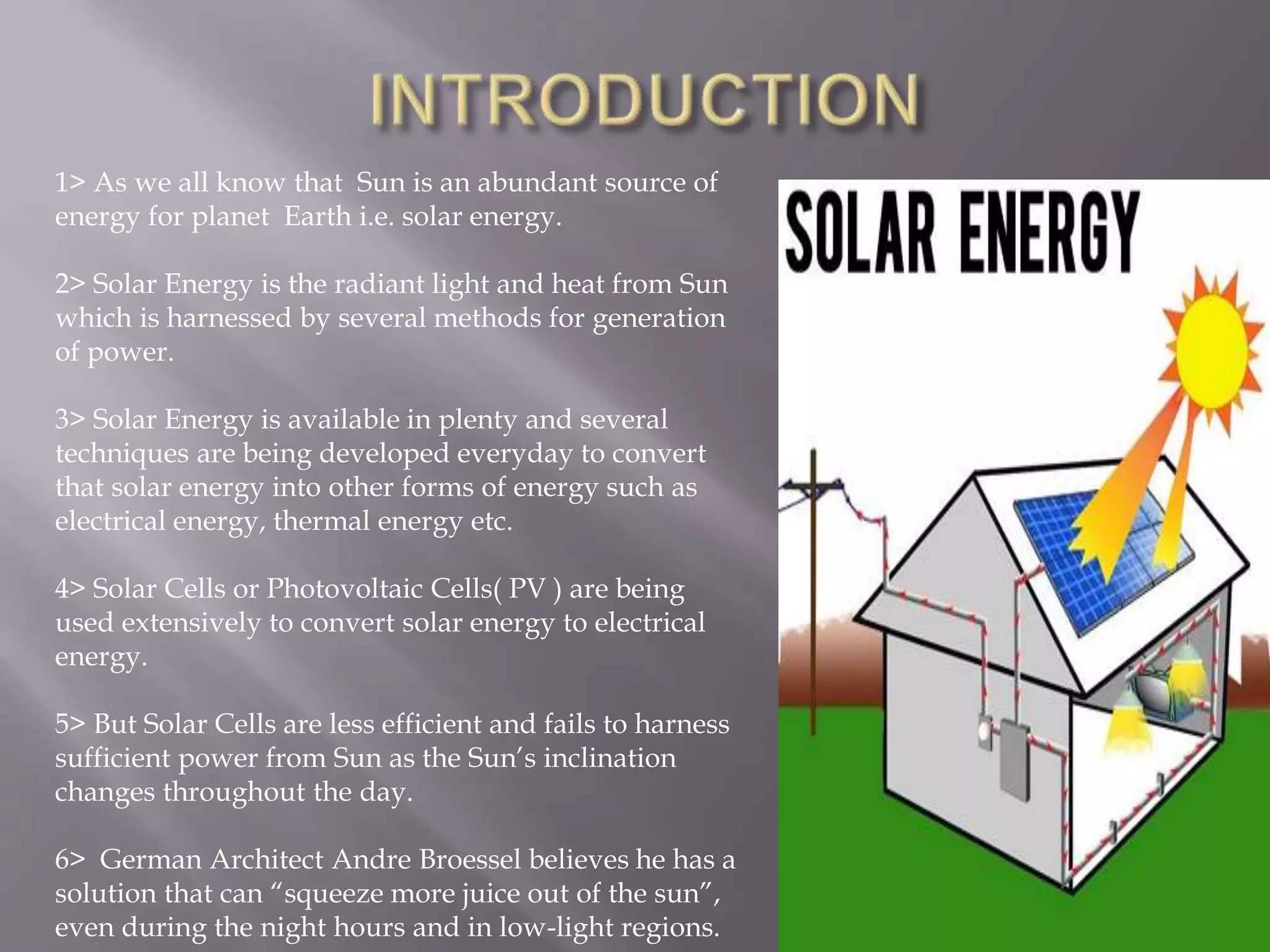 SPHERICAL SUN POWER GENERATOR | PPTX