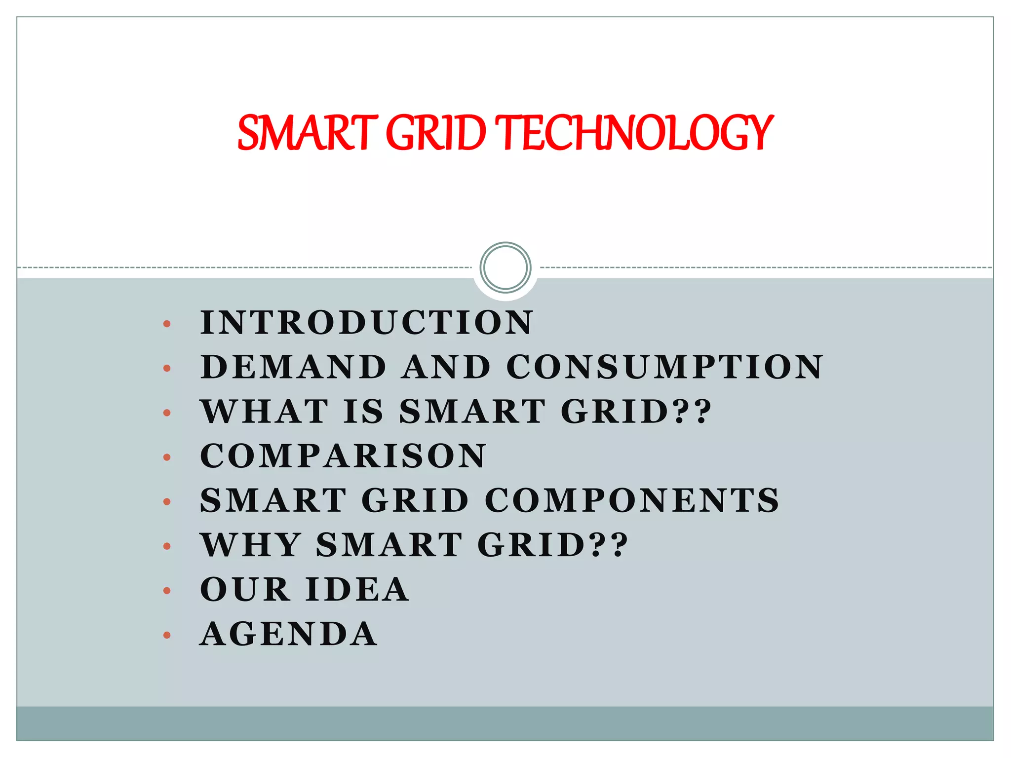 SMART GRID | PPTX