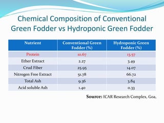 Prospect of hydroponic fodder in Bangladesh | PPT