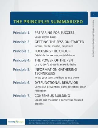 An Introduction to Facilitating Groups - Handout | PDF | Web ...