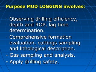 Presentation1Practical purposes of mud logging | PPT