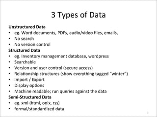 Tech 802: Data, Databases & XML | PDF