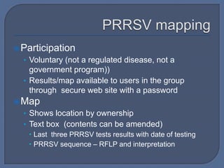 Dr. Kurt Rossow - Disease Mapping for PRRS | PPTX