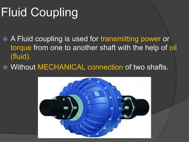 Hydraulic Machines Fluid coupling, Fluid torque converter | PPTX
