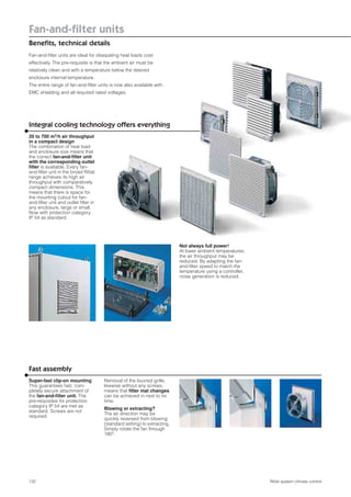Rittal Fan Filtre Ürünleri | PDF | Home Appliances | Home & Garden