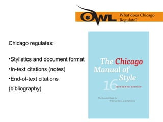 Chicago Manual of Style 16th Edition - Purdue Owl | PPT