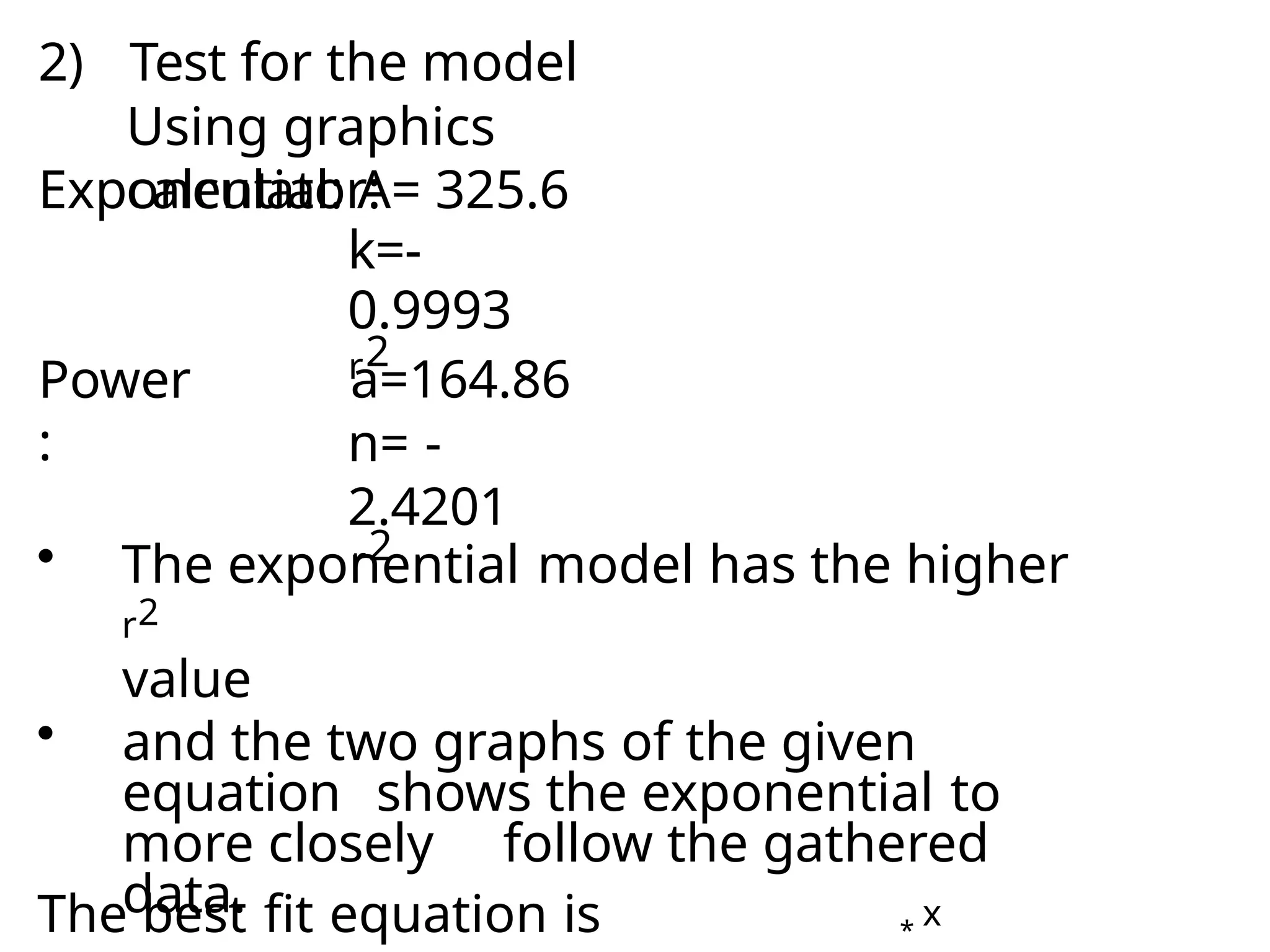 Exponential model and cure fitting for engineering maths | PPTX