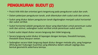 130_20221013021140_Pertemuan ke-4 IUT Sudut- Arah- Azimut dan Jarak (2 ...