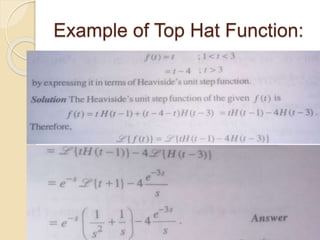 Applications Of Laplace Transforms | PPTX