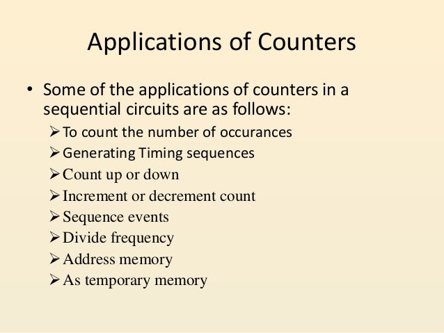 Counters