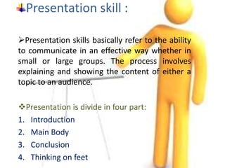 PRESENTATION SKILL | PPTX