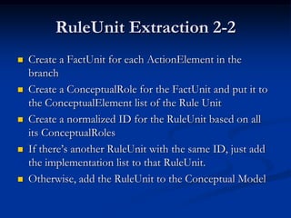 130214 wei wu - extracting business rules and removing duplication with iris | PPT