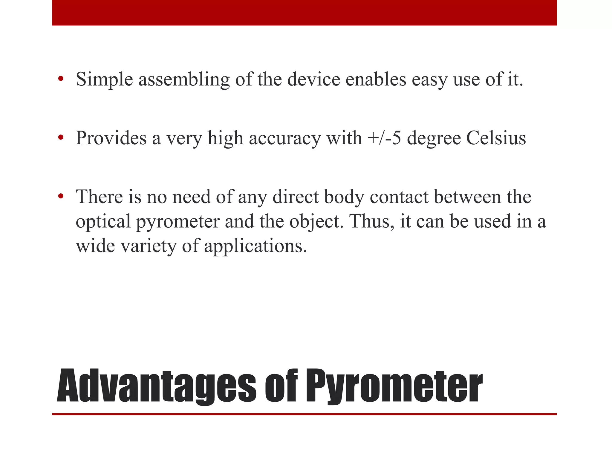 OPTICAL PYROMETER | PPTX