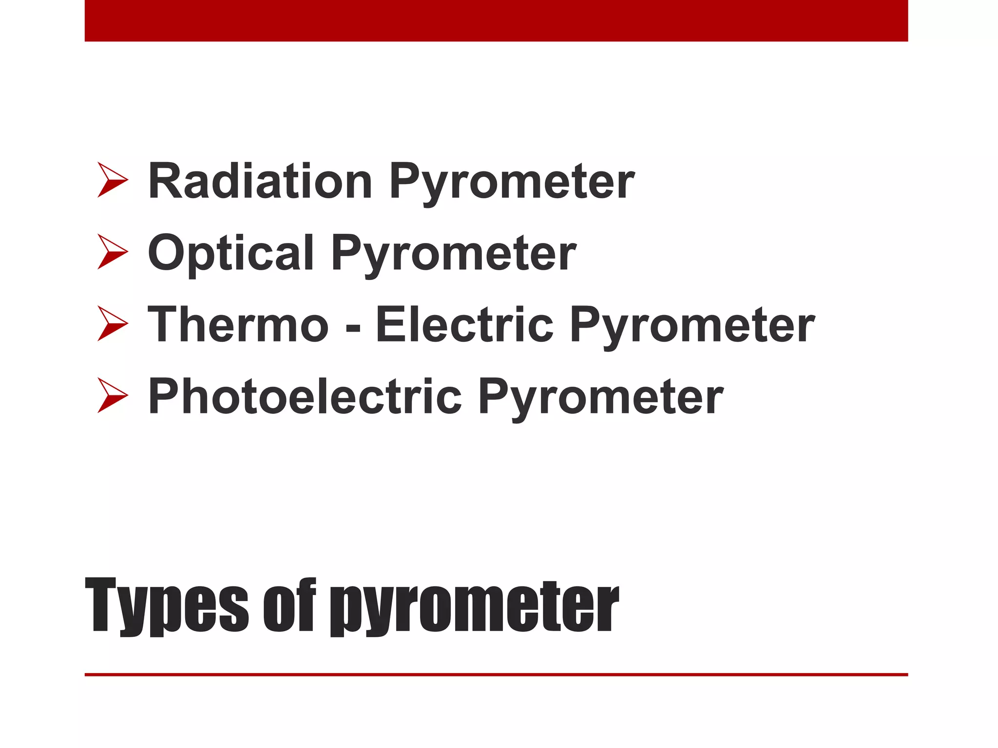 OPTICAL PYROMETER | PPTX