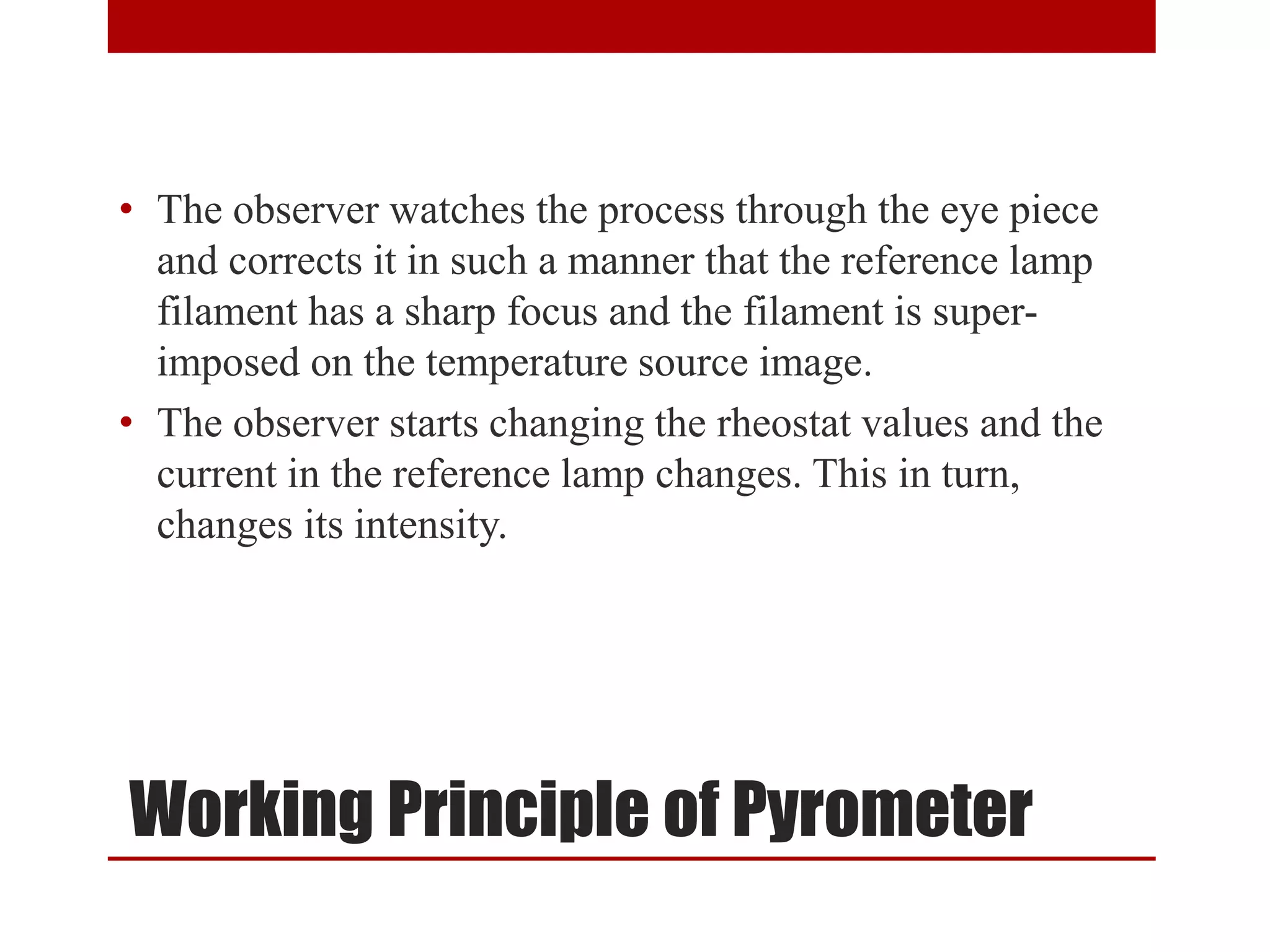 OPTICAL PYROMETER | PPTX
