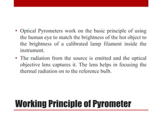 OPTICAL PYROMETER | PPTX