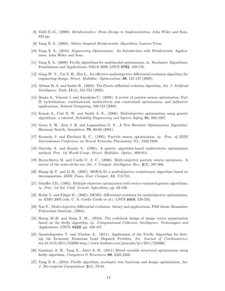 Multiobjective Firefly Algorithm for Continuous Optimization | PDF