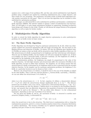 Multiobjective Firefly Algorithm for Continuous Optimization | PDF