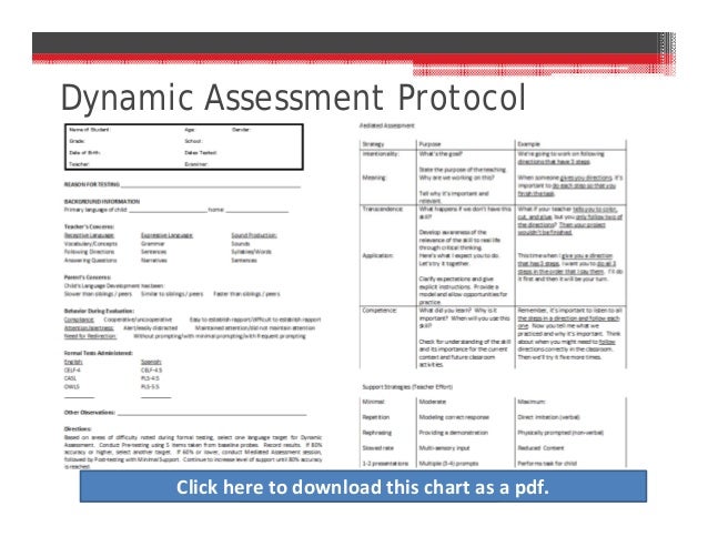 Using Dynamic Assessment in Differential Diagnoses of Culturally and
