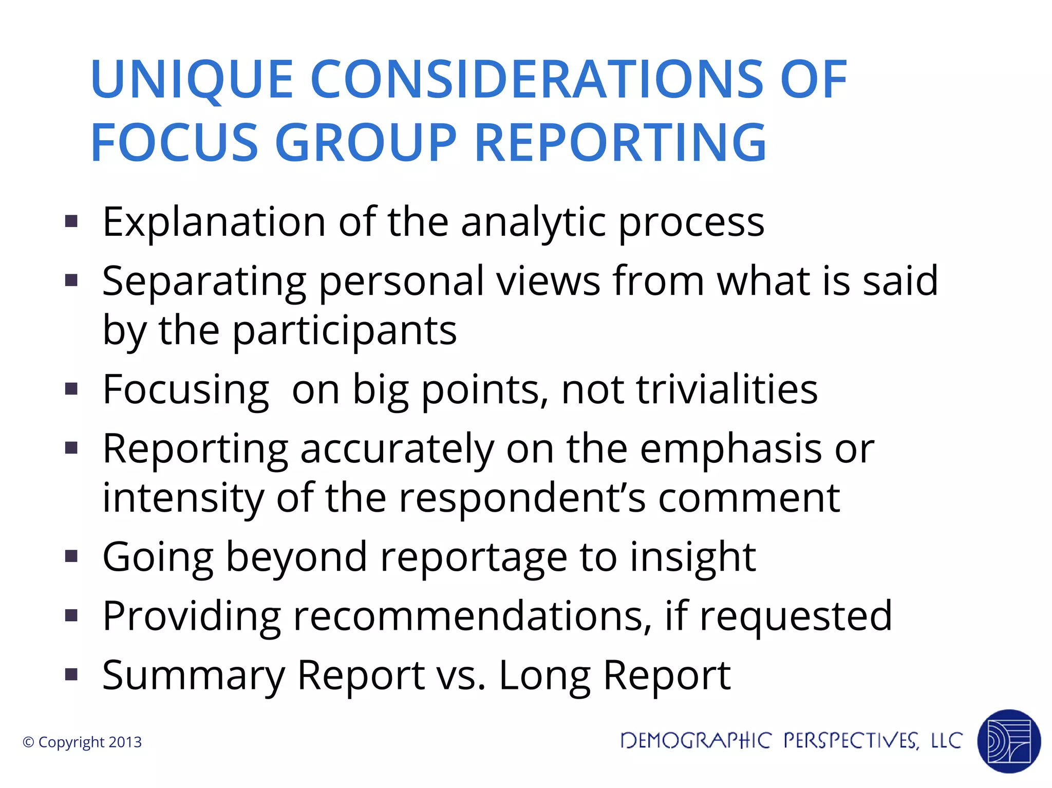 Everything You Need to Know About Focus Groups | PDF