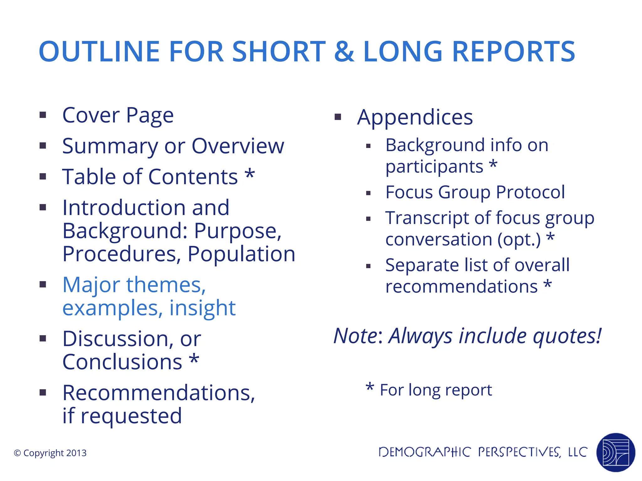 Everything You Need to Know About Focus Groups | PDF