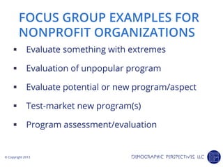 Everything You Need to Know About Focus Groups | PPT