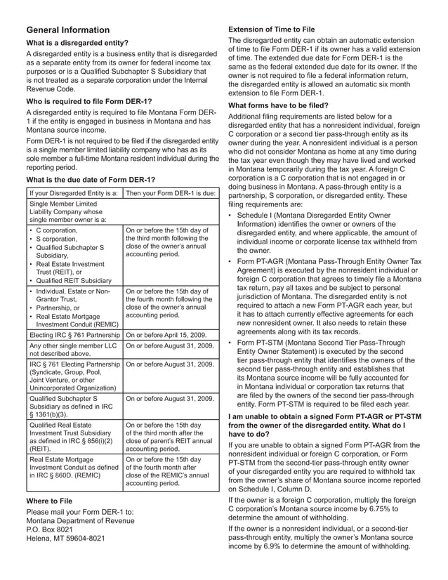 gov revenue formsandresources forms DER-1_fill-in | PDF