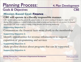 Strategic Planning Part 1: Cultivation & Organizational Development | PPT