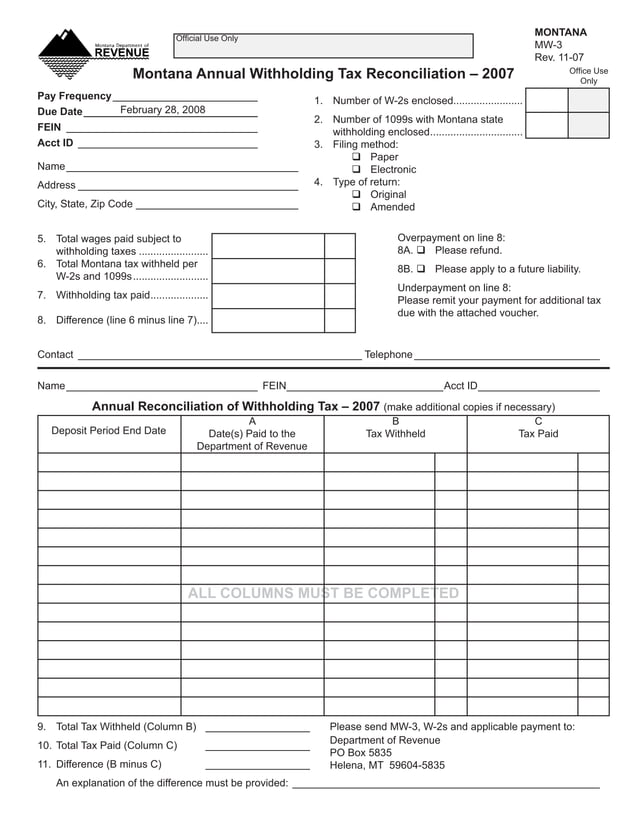 gov revenue formsandresources forms MW_3_fillin | PDF
