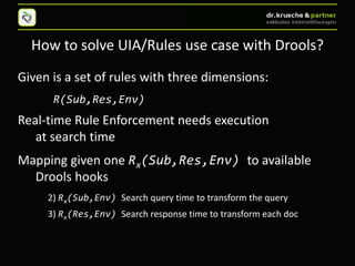 A comparison of UIA/Rules Business Rules and LucidWorks Drools | PPT