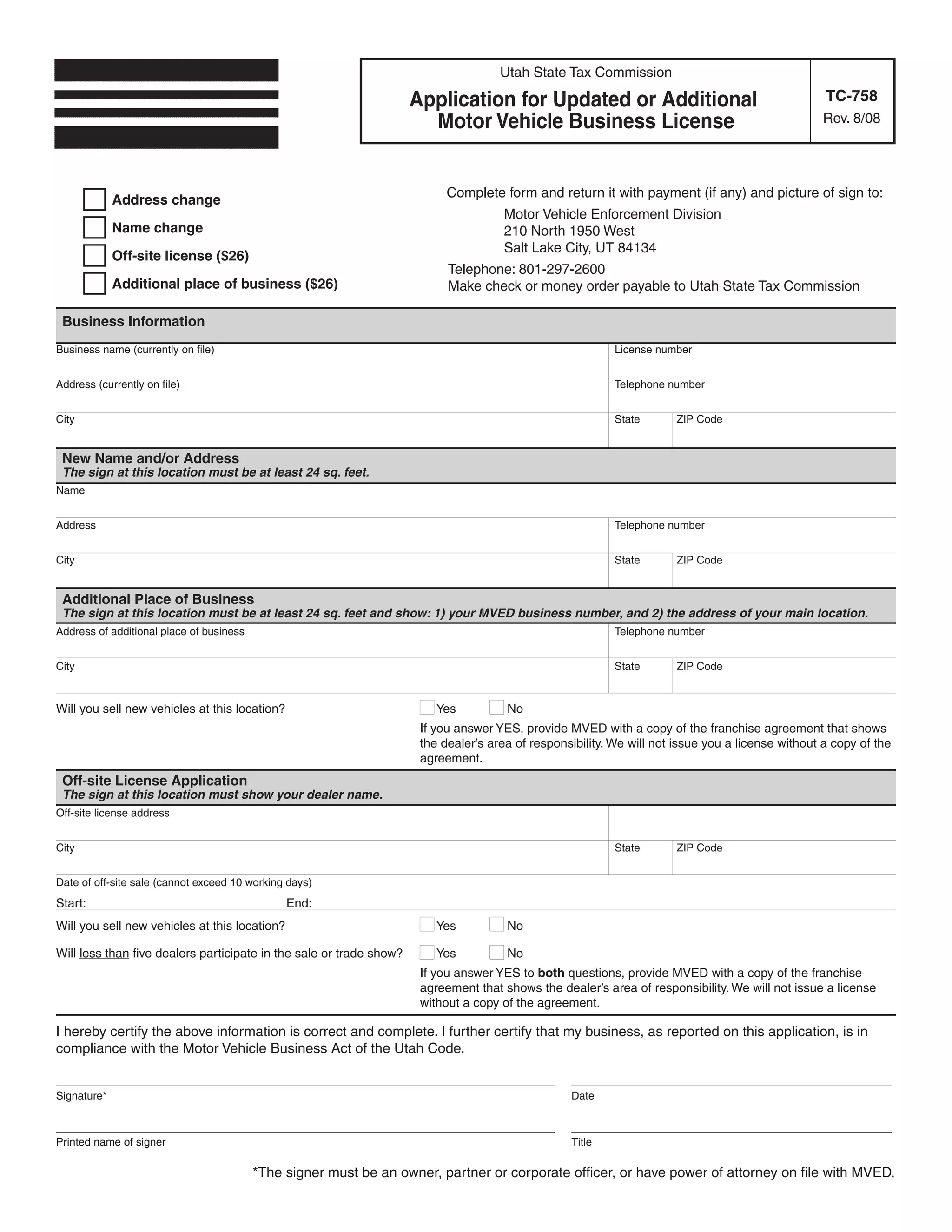 tax.utah.gov forms current tc tc-758 | PDF