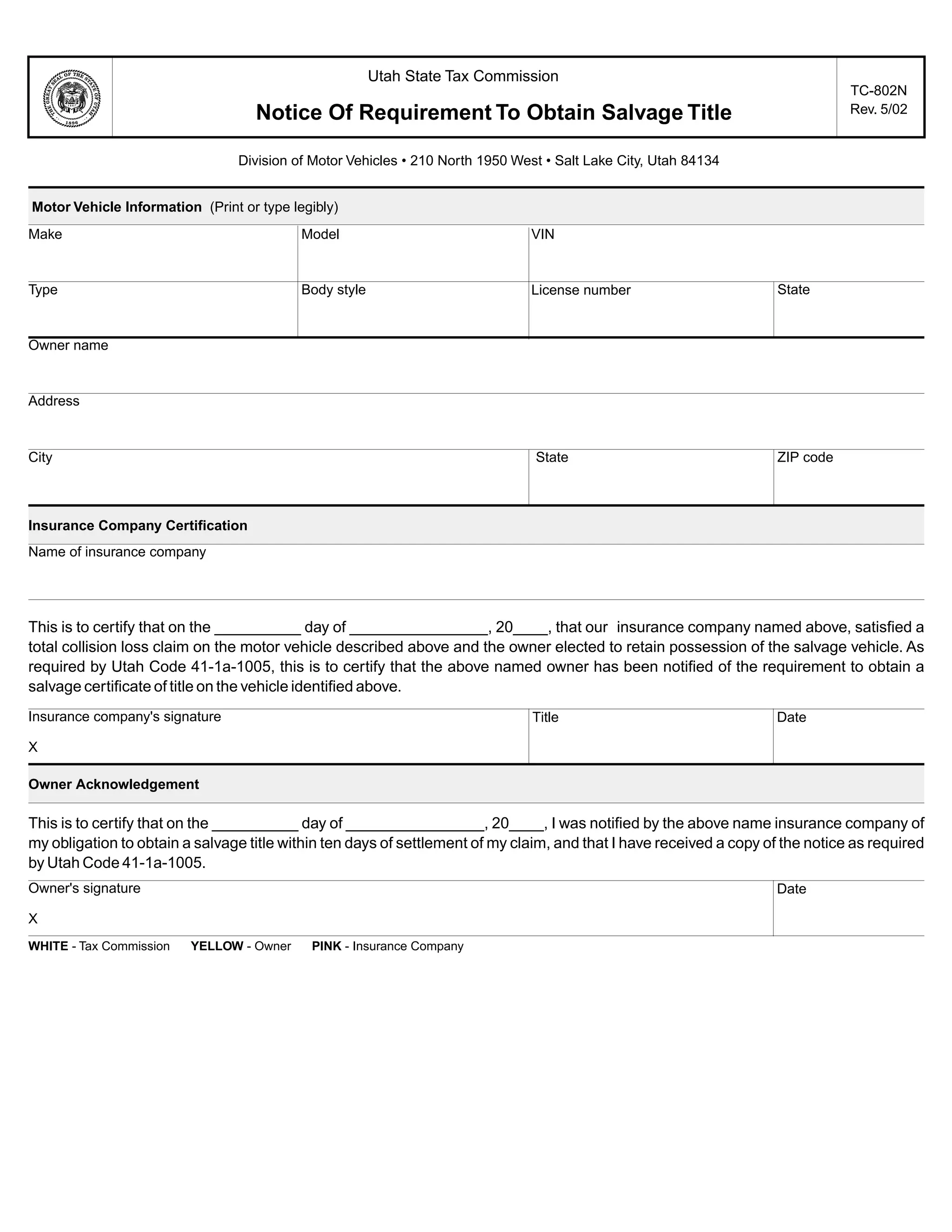tax.utah.gov forms current tc tc-802n | PDF