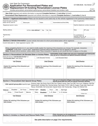 tax.utah.gov forms current tc tc-817 | PDF | Motor Insurance | Insurance
