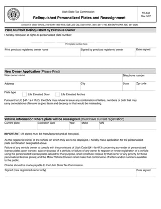tax.utah.gov forms current tc tc-840 | PDF
