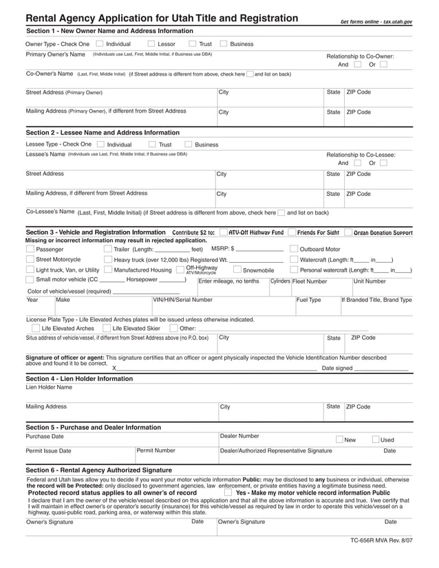 tax.utah.gov forms current tc tc-656r-mva | PDF