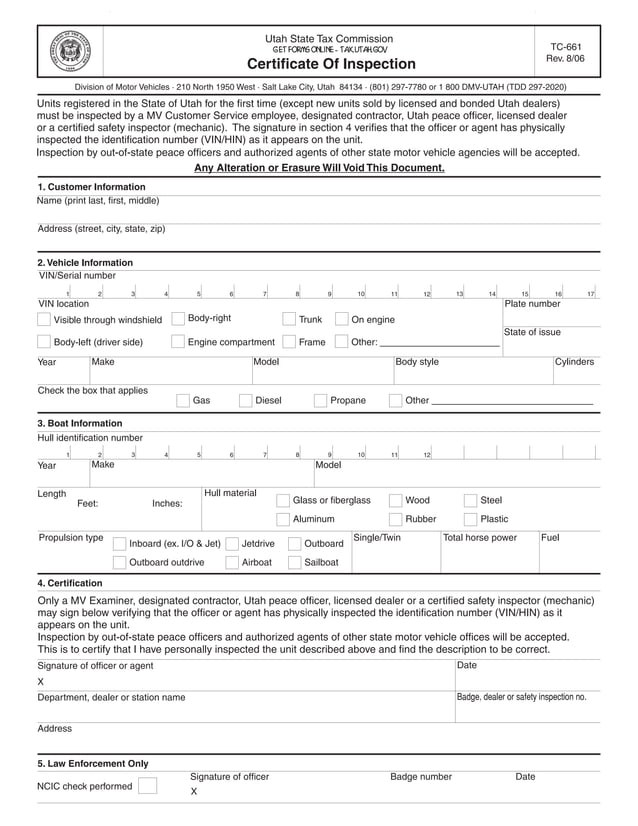 tax.utah.gov forms current tc tc-661 | PDF