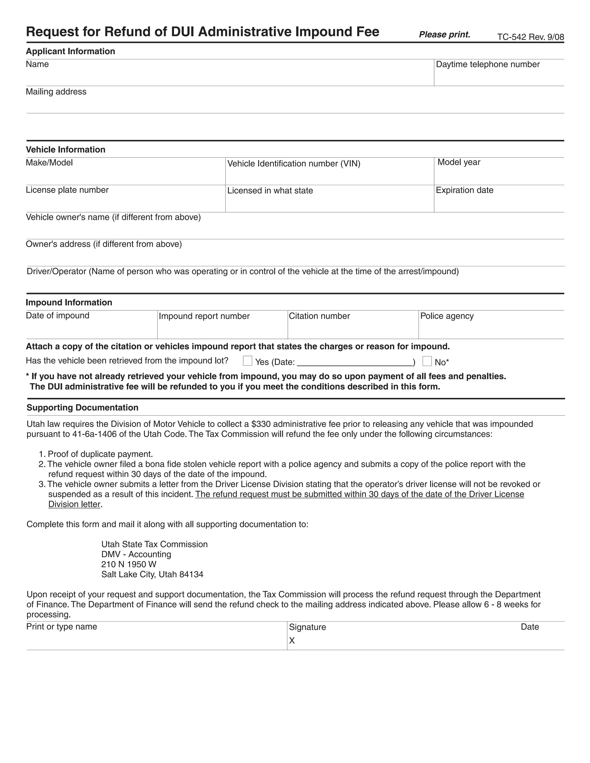 tax.utah.gov forms current tc tc-542 | PDF